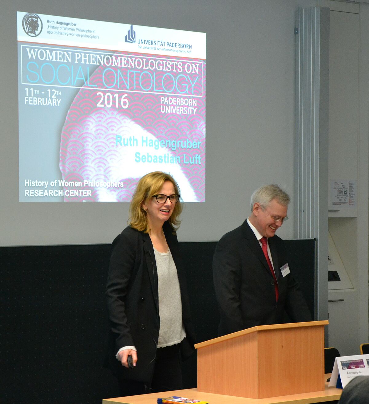 The worldwide first international conference on Women Phenomenologists ...