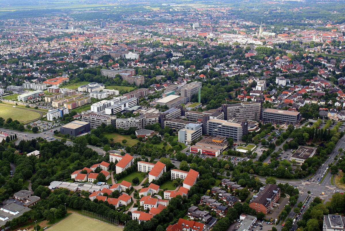 Neue Luftbilder der Universität Paderborn | Universität Paderborn