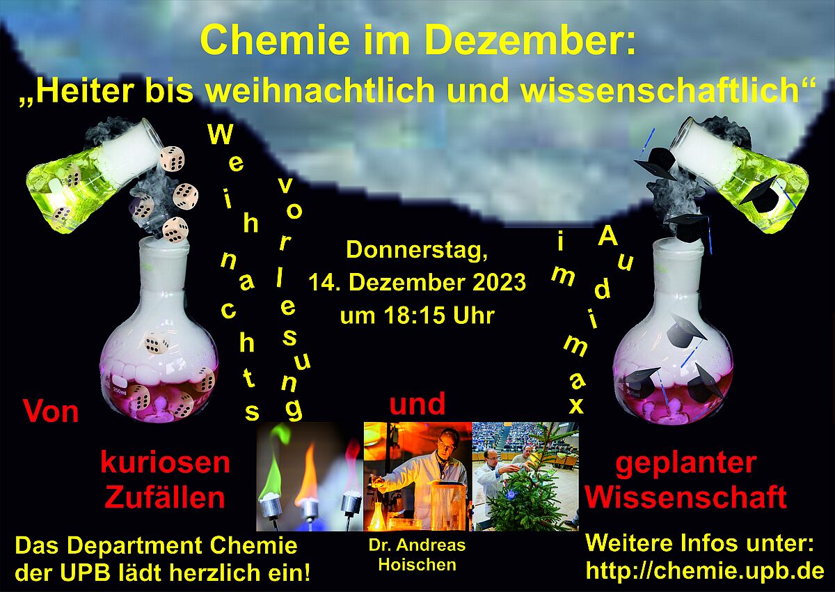 Weihnachtsvorlesung des Departments Chemie: „Heiter bis weihnachtlich ...