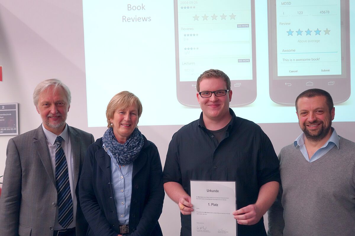 Fachgebiet Softwaretechnik kürt die Sieger des „Coding Contest 2014“