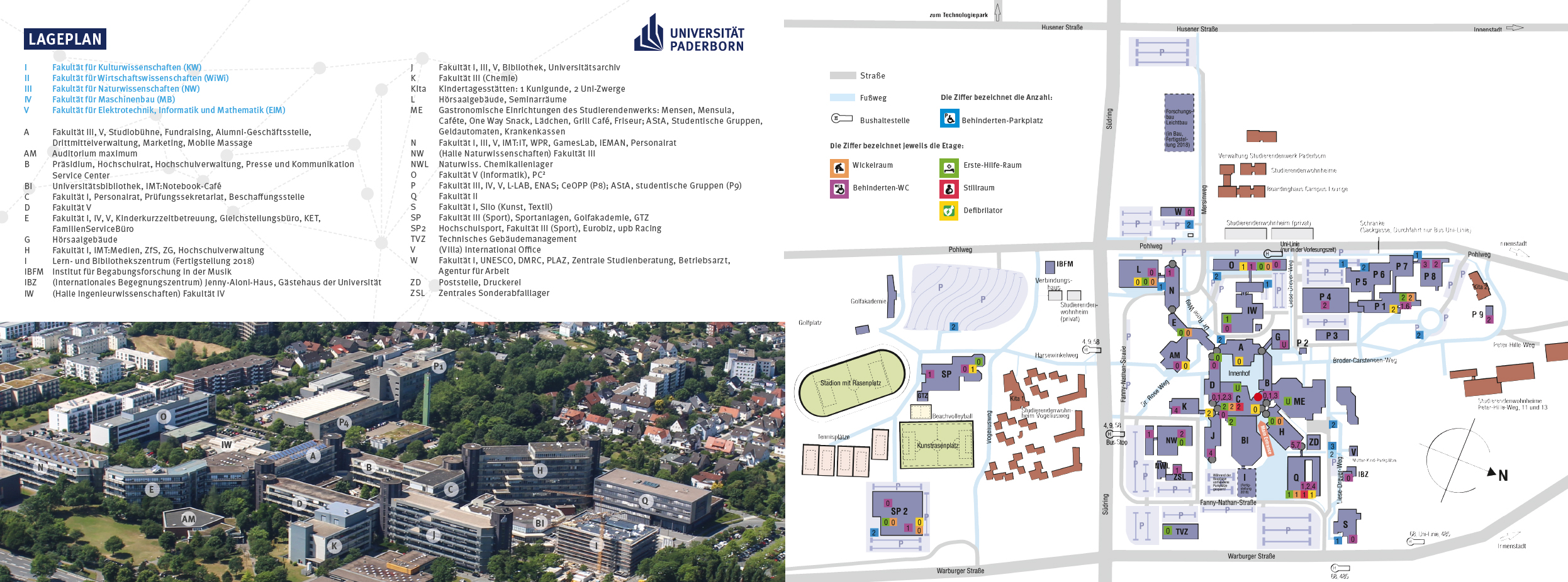 Uni Paderborn Gebäudeplan – Anreise / Lageplan – JVCTIH